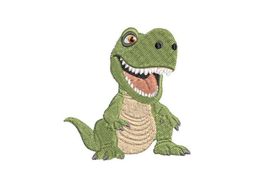 T-rex Embroidery Designs (file Formats in Pes, Vp3, Vip, Xxx, Hus, Exp ...