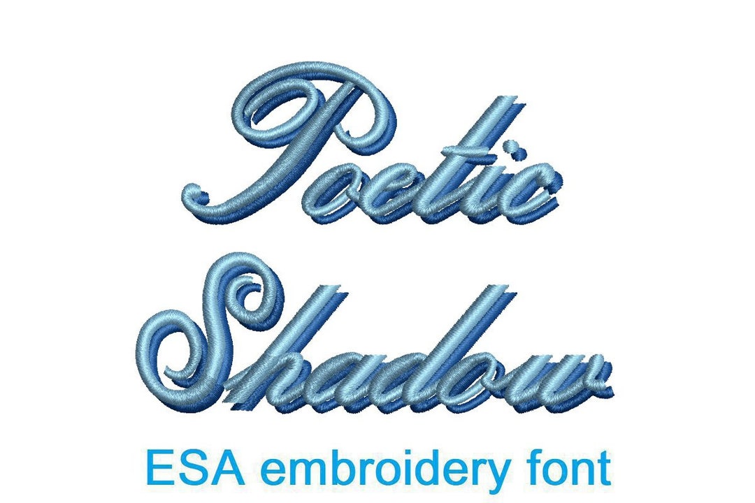 Poetic Shadow ESA Font - Etsy