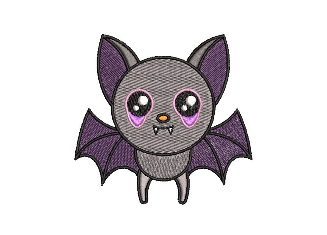 Cute Halloween Vampire Embroidery Design With Commercial Rights - Etsy