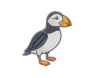 Digital File, 4x4, ITH, 2 Puffin, Key Fobs, Lisey Designs, Embroidery ...