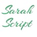 Sarah Script Embroidery Font Formats Bx, Dst, Exp, Pes, Jef and Xxx ...
