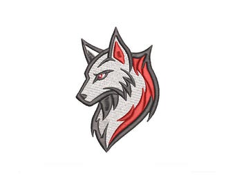 WOLF Embroidery Design Digital Download 5 Variations - Etsy