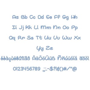 Oh Whale ESA Embroidery Font (MHA) - Etsy