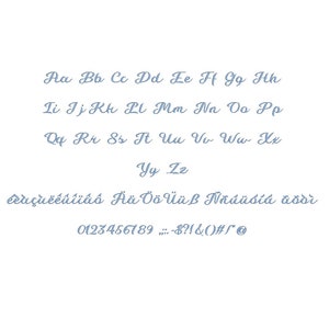 Misti's Destruction ESA Embroidery Font With Commercial License for ...