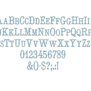 Hoedown Western Fishtail Embroidery Font Bx File 1", 1.5", and 2" - Etsy