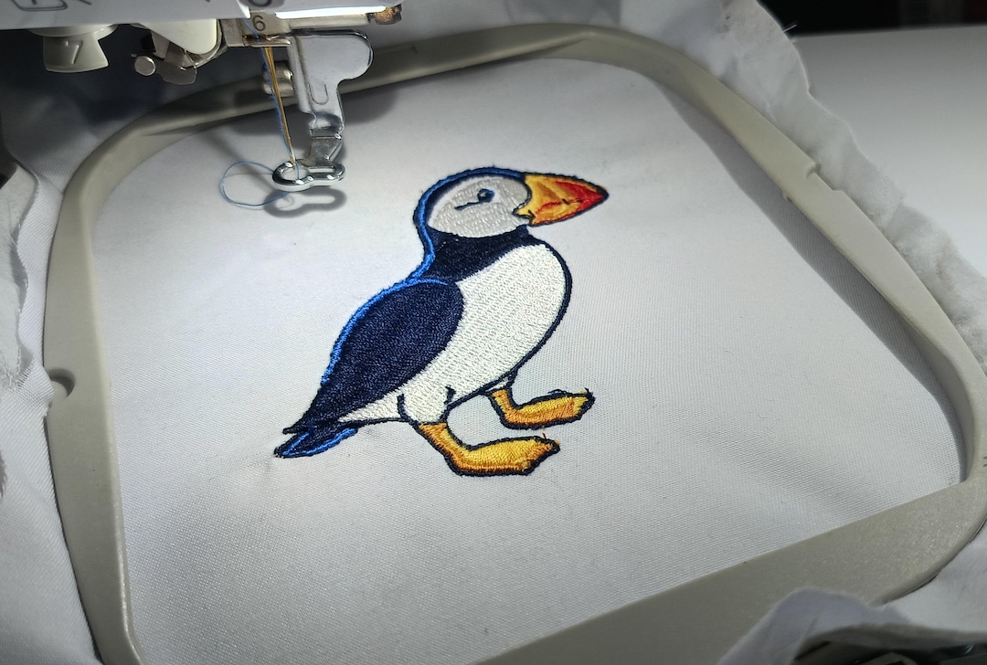 Atlantic Puffin Embroidery Design - Etsy