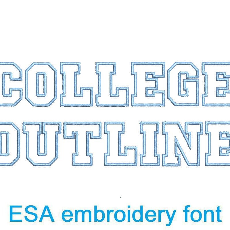 Esa Font File - Etsy
