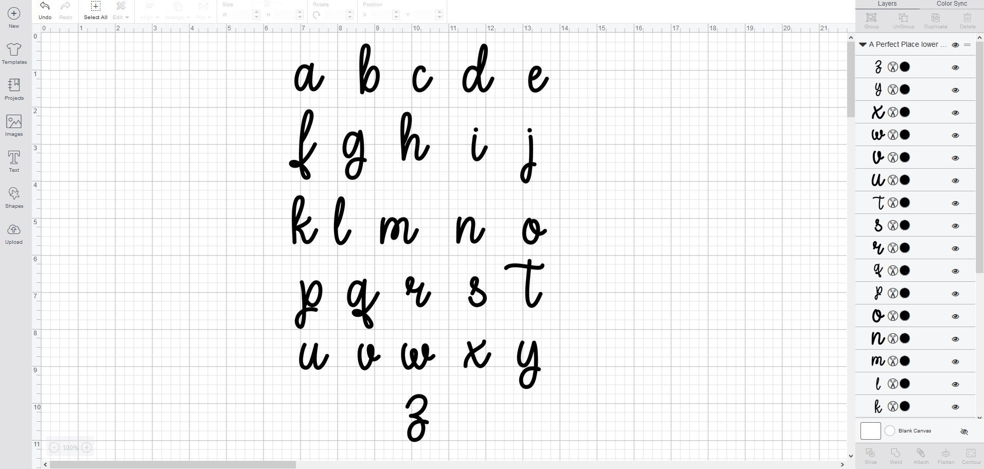 A Perfect Place Font Svg/eps/dxf Alphabet Cutting Files (MHA) - Etsy
