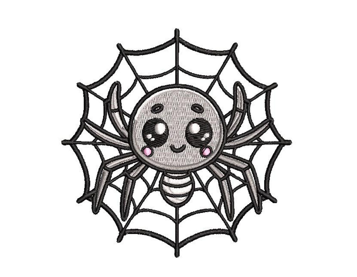 Jolly Halloween Spider Embroidery Design - Etsy