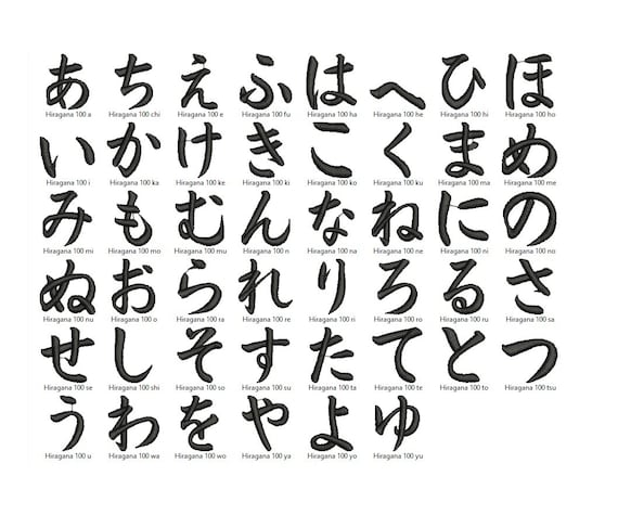 Hiragana Handwriting