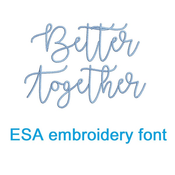 Esa Font File - Etsy