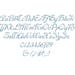 Dobkin Script Embroidery Font: BX + PES Formats (0.25-2 Inch) (digital ...