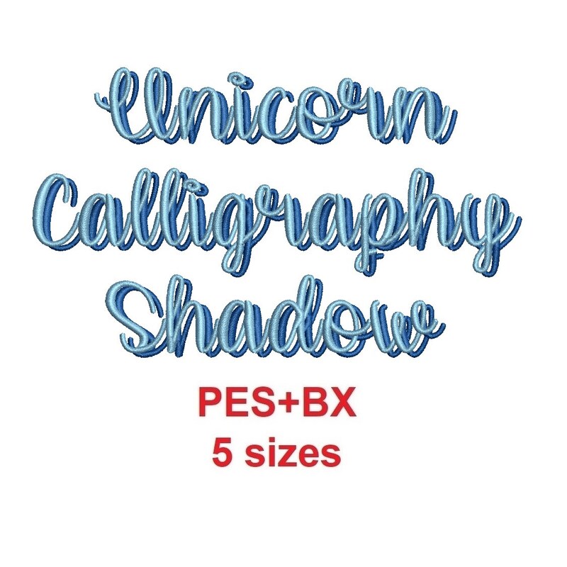 Embroidery Fonts - Etsy