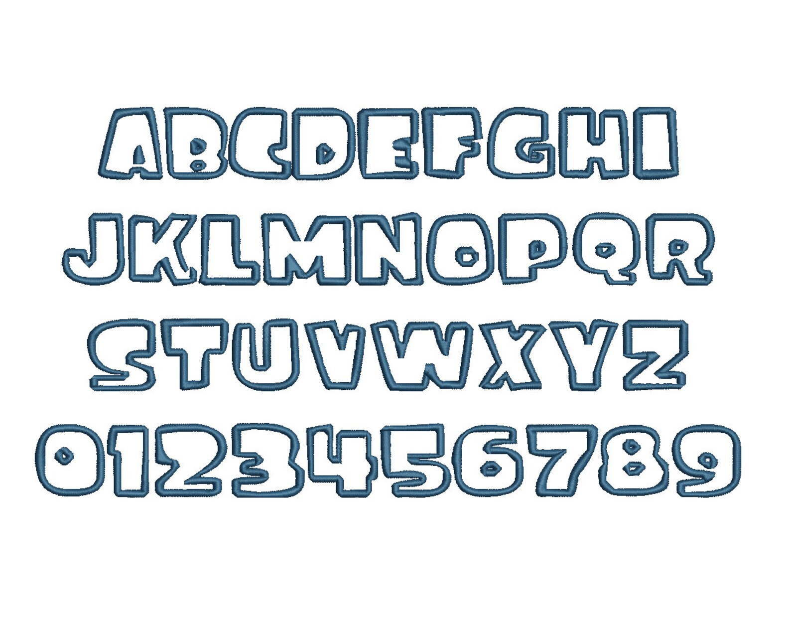 Ice Age Embroidery Font Formats Bx, Dst, Exp, Pes, Jef and Xxx, Sizes 1 ...
