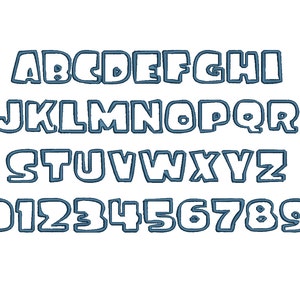 Ice Age Embroidery Font Formats Bx, Dst, Exp, Pes, Jef and Xxx, Sizes 1 ...