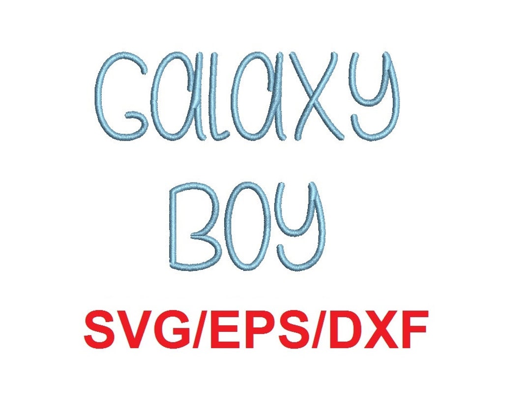 Galaxy Boy Font Svg/eps/dxf Alphabet Cutting Files (MHA) - Etsy