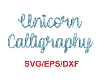 SVG DXF Font Script Calligraphy Handdrawn Scribble Chalkboard Vector ...