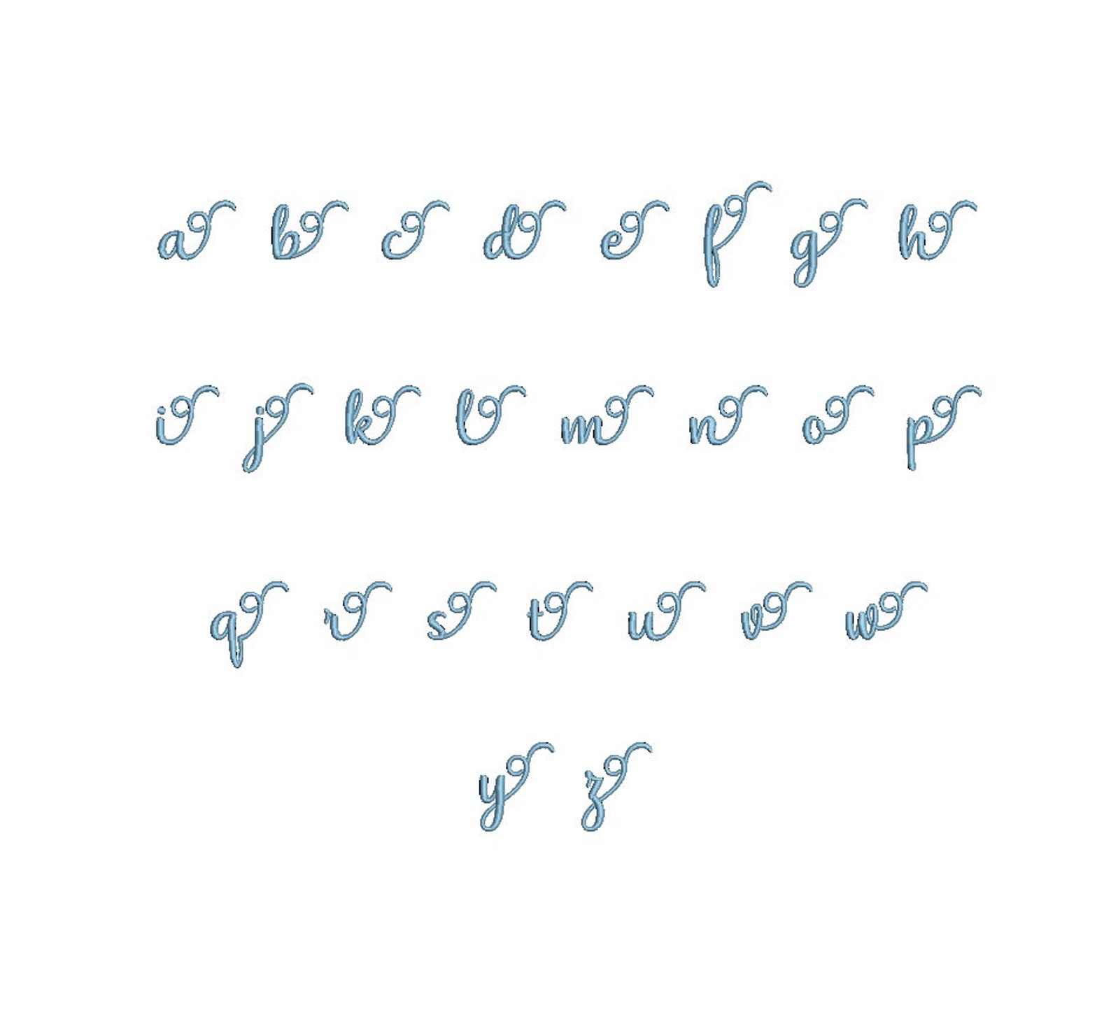 Karima Embroidery Font With Over 400 Glyphes Formats PESBX - Etsy