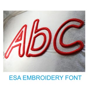 Comic Outline 3d Puff Foam ESA Font With Easy 10 Steps Pdf Tutorial ...
