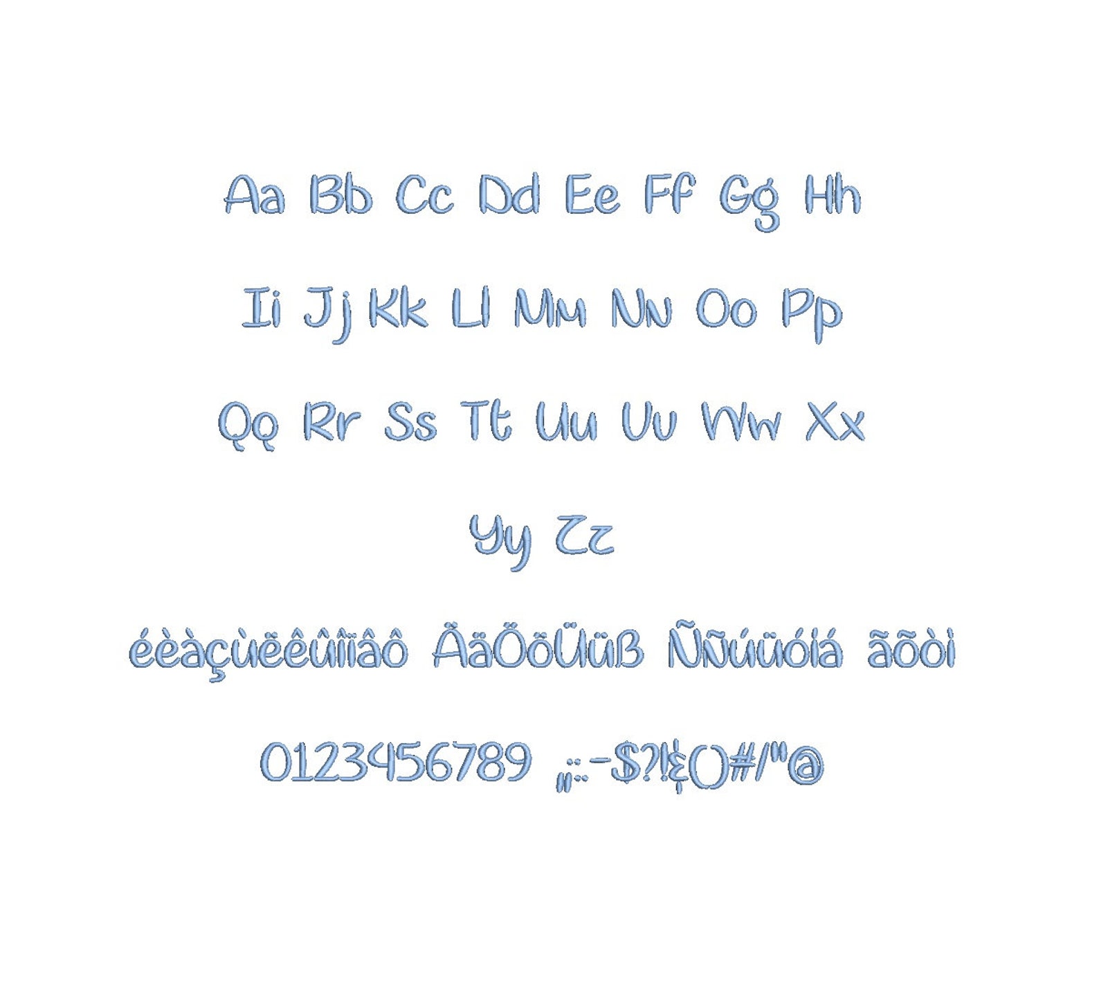 Sugar Addiction ESA Embroidery Font (MHA) - Etsy