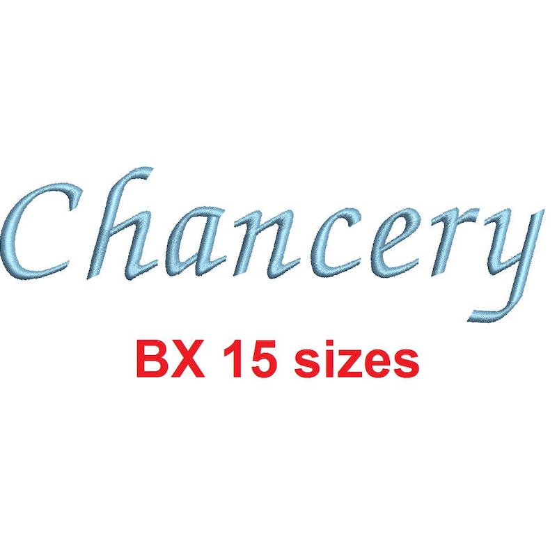 Embroidery Font File Bold - Etsy