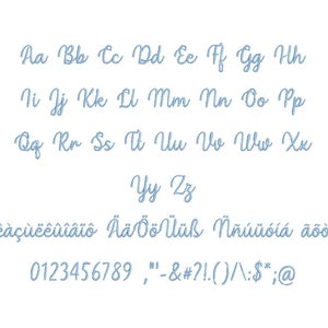 Hidea ESA Embroidery Font With Commercial License (SNAS) - Etsy