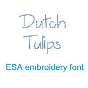 The Curious Cat ESA Embroidery Font MHA - Etsy