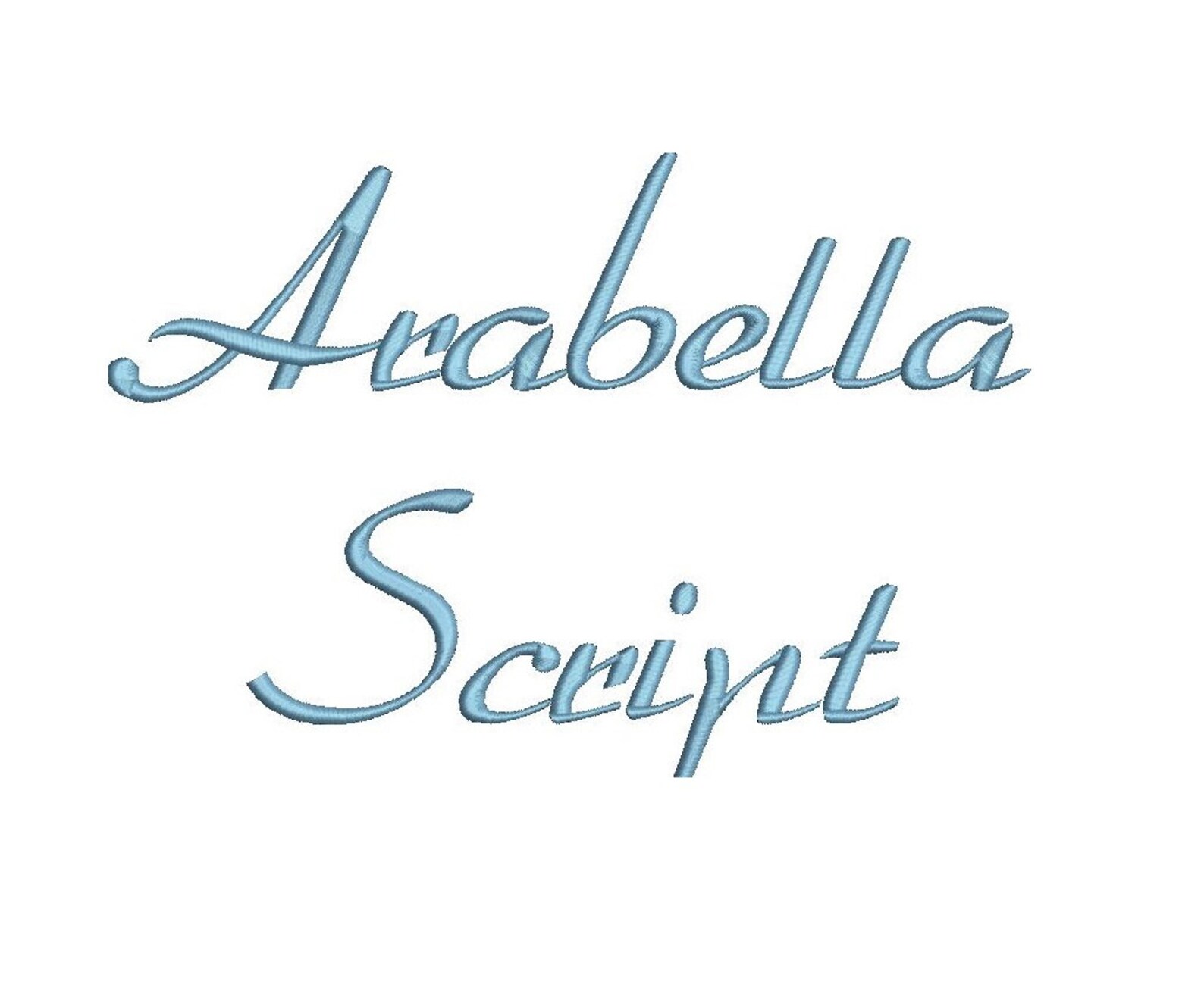 Arabella Script Font Formats Bx compatible With 17 Machine - Etsy