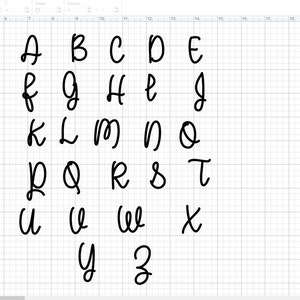 A Perfect Place Font Svg/eps/dxf Alphabet Cutting Files (MHA) - Etsy
