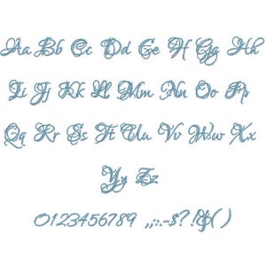 Jolina Embroidery Font Formats Bx (which Converts to 17 Machine Formats ...
