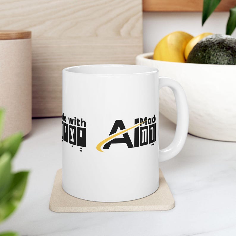 Unique Mug 'AI Creation Logo'- AI Coffee Mug, Machine Learning Gift - Etsy