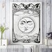 The Lovers VI Tarot Card Framed Canvas Sun and Moon - Etsy