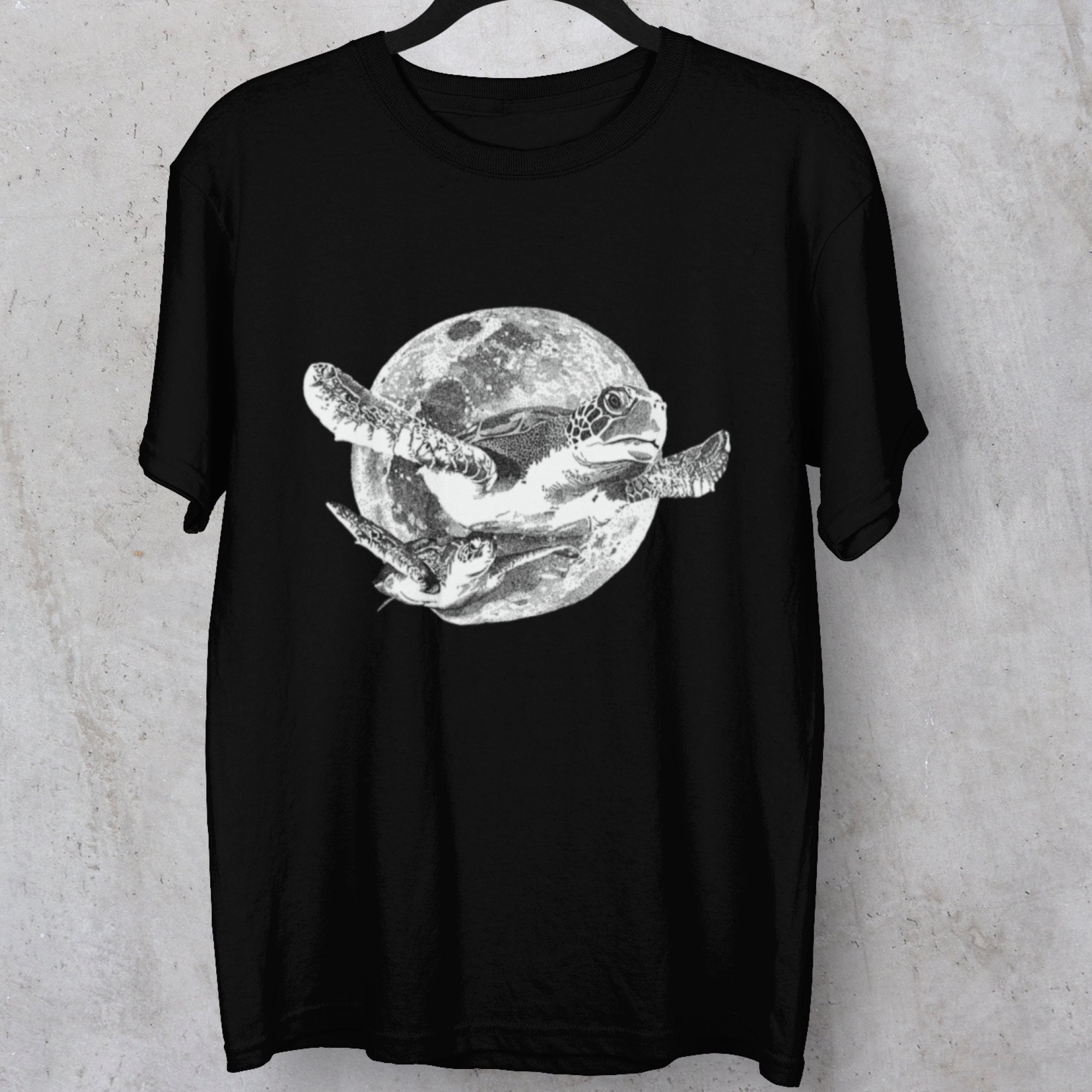 Fly Me to the Moon Flying Sea Turtles Unisex T-shirt - Etsy