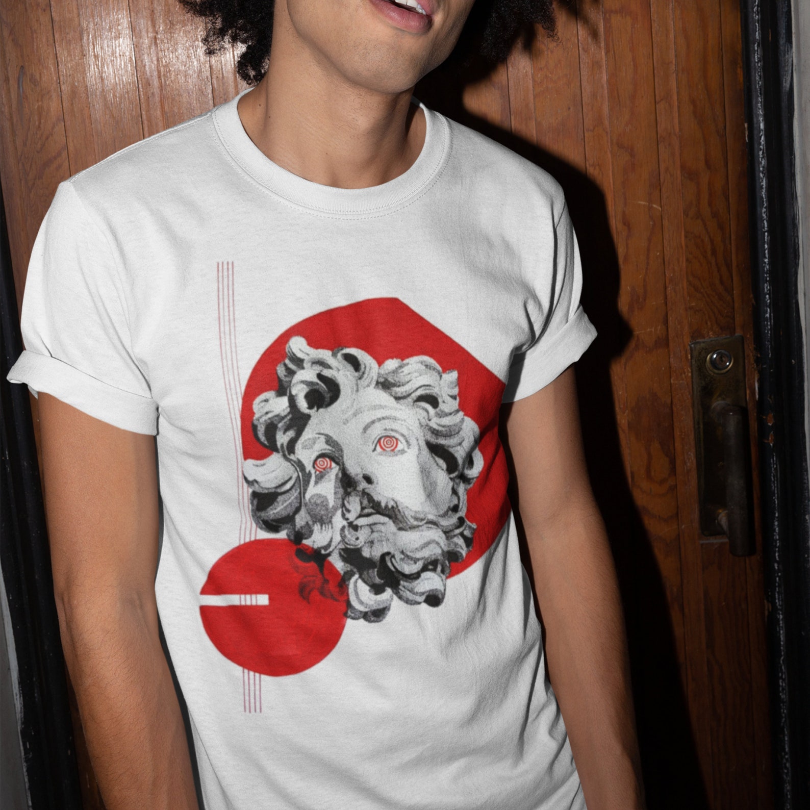 Organic Cotton Slim Fit Unisex T-shirt Hypnotized Bernini - Etsy