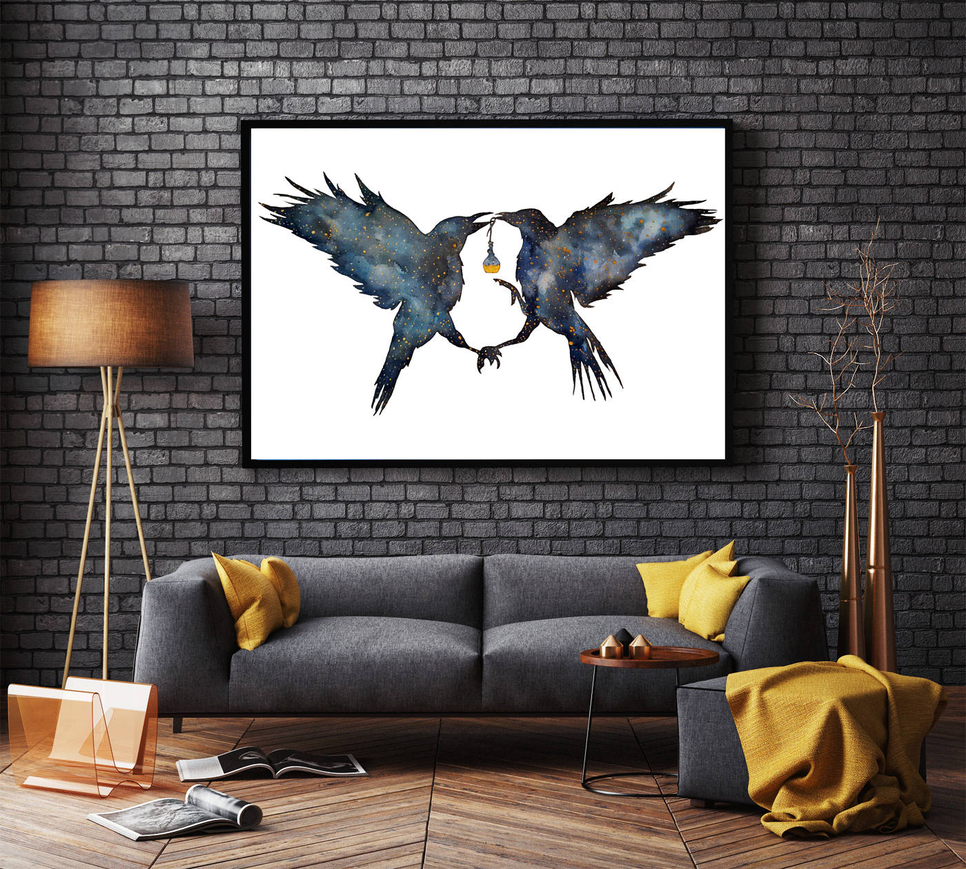 Magic Ravens Enhanced Paper Poster Shamanic Crow Elixir - Etsy