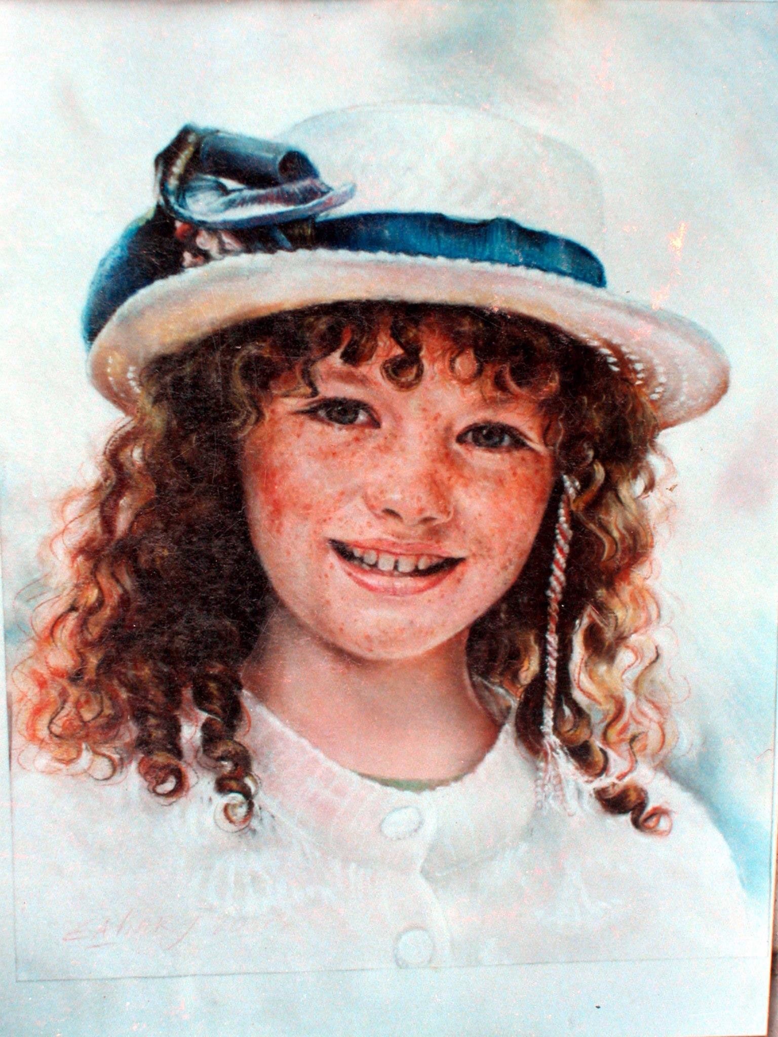 Ritratto di ragazza, ritratto pastello, ritratto personalizzato ...