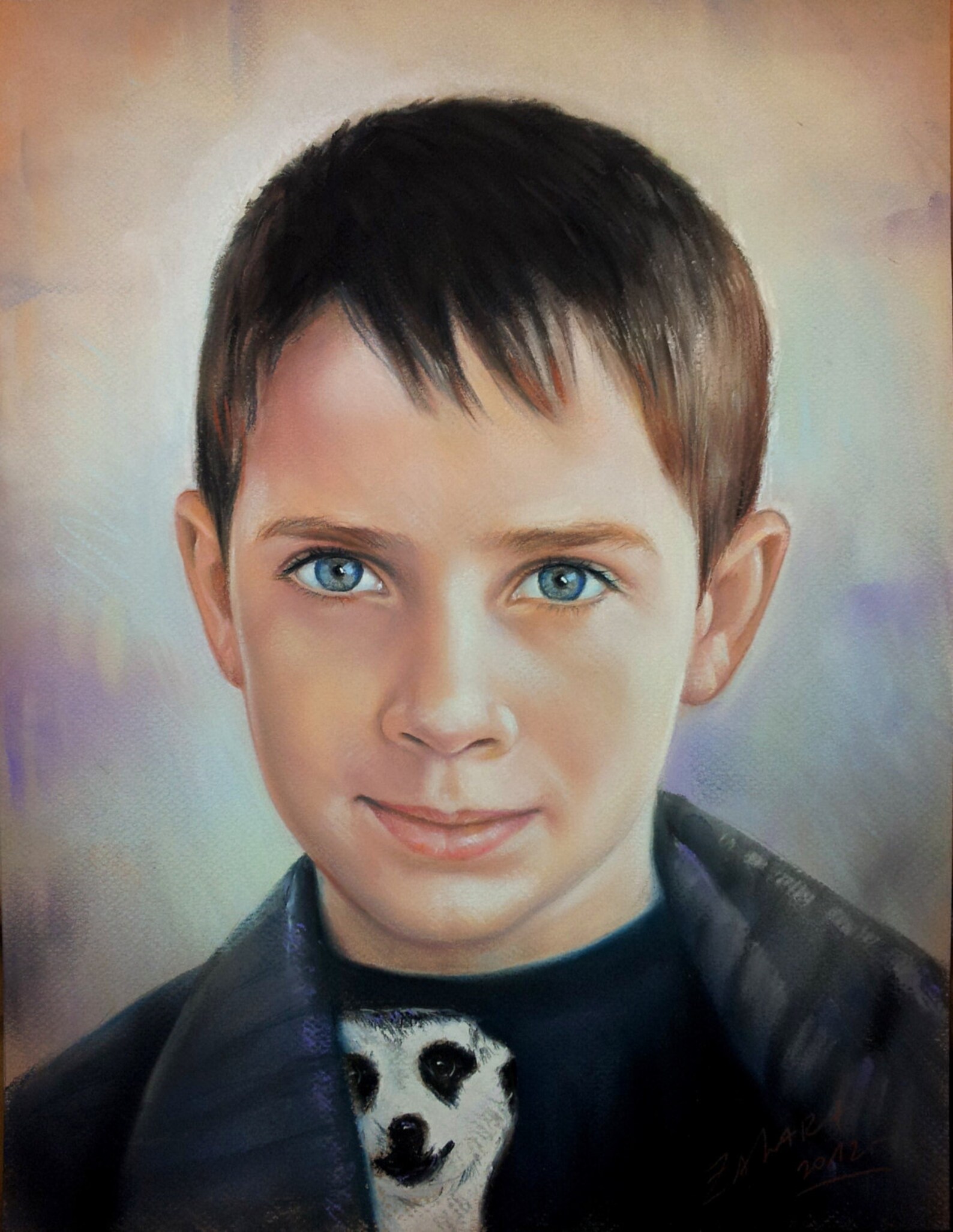 Custom Portrait, Boy Portrait, Child Portrait, Picture From Photo ...