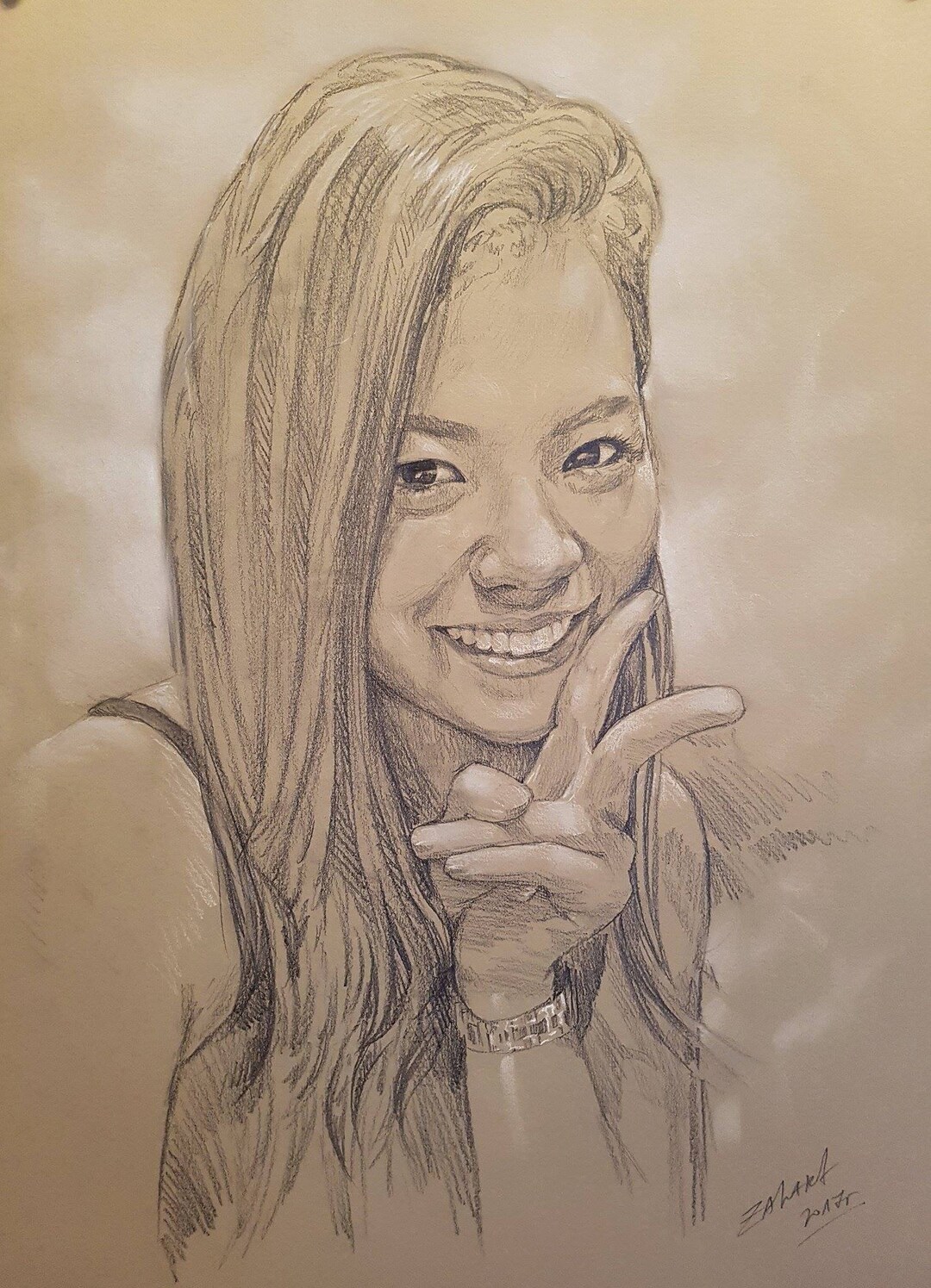 Custom Sketch, Custom Pencil Sketch,portrait From Photo,pencil Sketch ...