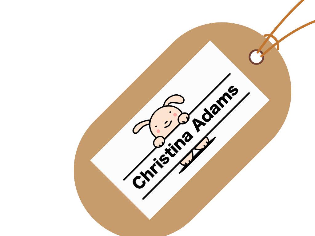 Personal Name Label SVG | Kids Name Labels SVG, Back to School SVG ...