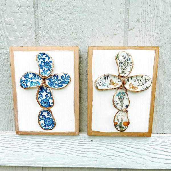 Decoupage Cross - Etsy