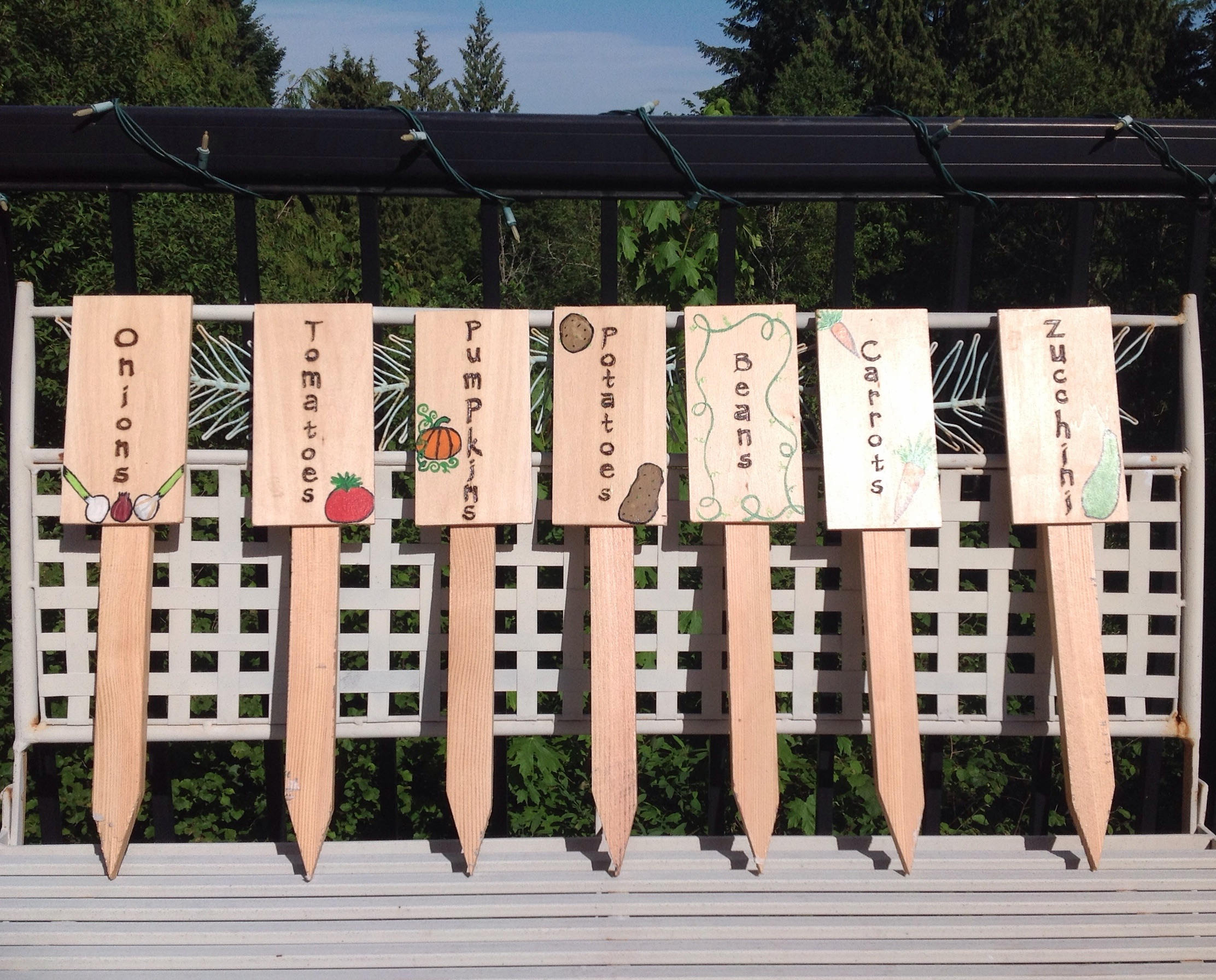 Wood Garden Signsgarden Markersyard Decorationsyard Signs - Etsy