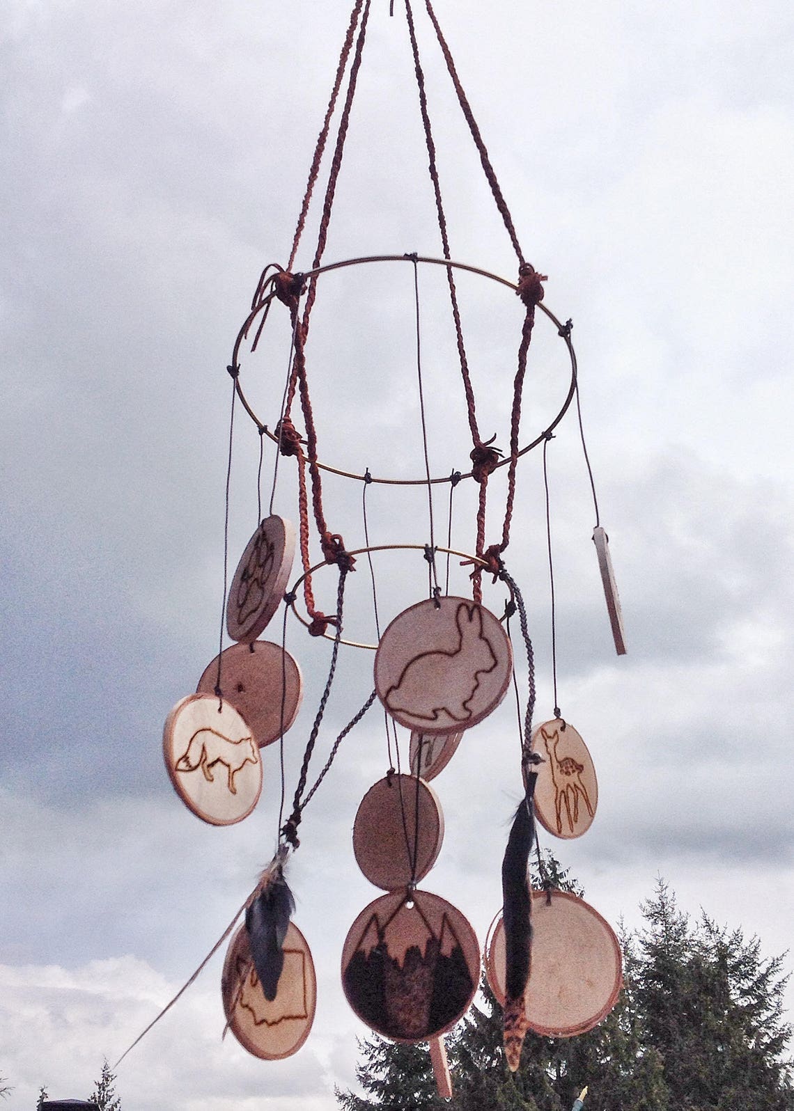 Woodland Creature Mobile Nursery Decoration Mobilebaby - Etsy