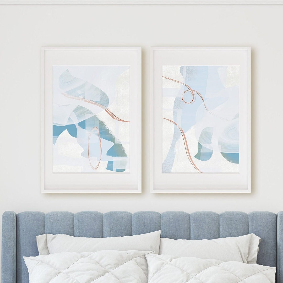 Coastal Gallery Wall Art Prints, Set of 2 Prints Digital Downloads ...