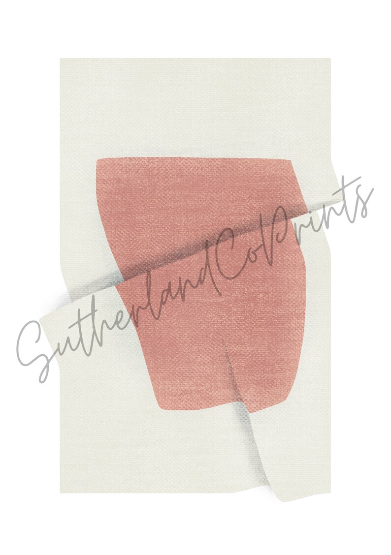 Textured Paper Art Print, Modern Abstract Art, Textile Art Print, Set ...