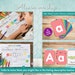 Handwriting Practice, Printable Oversized ABC Cards, Play Dough Mats ...