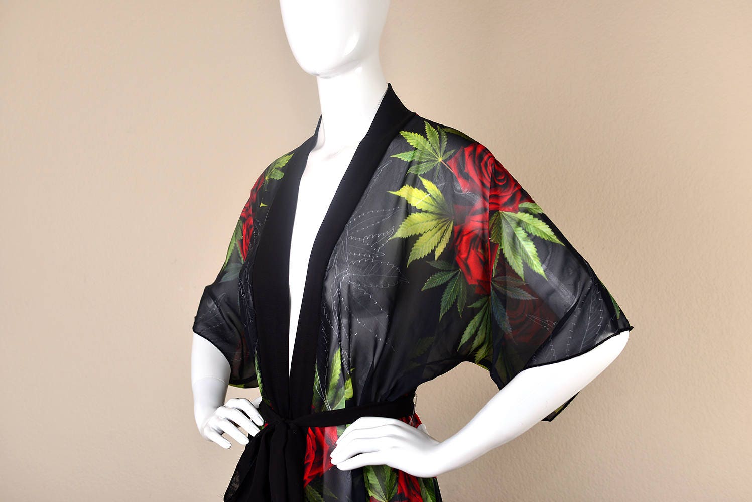 Red Pineapple Express Kimono