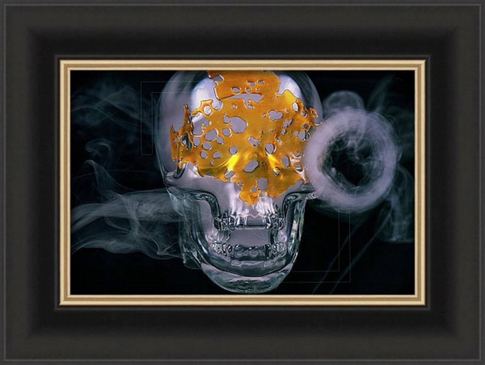 Stoner Decor Wall Art Stoner Gift Skull 420 Art Print - Etsy