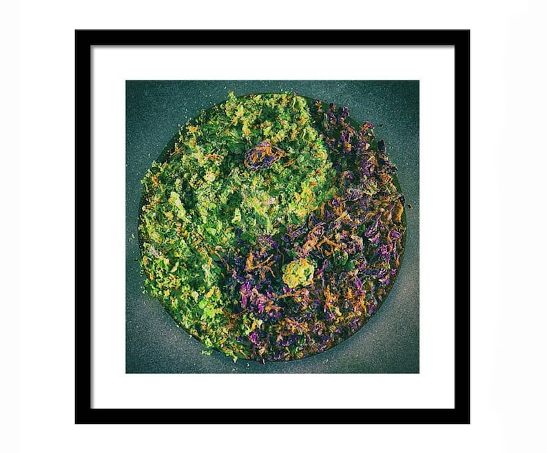Cannabis Art, Zen Weed Print, Marijuana Wall Art, Marijuana Poster ...