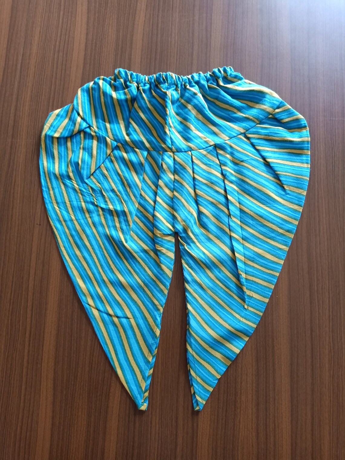 Kundan Lace Work Top Lehariya Print Dhoti Dress for Baby Girls | Etsy