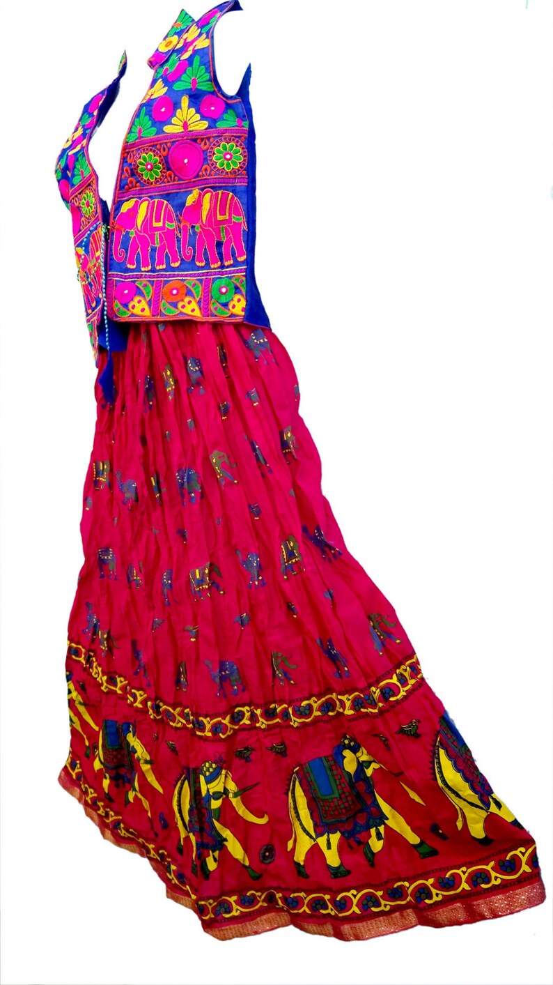 Indian Women's Clothing Embroidered Top and Block Print - Etsy